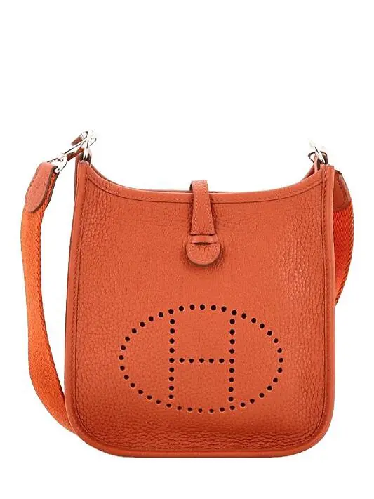 Hermès Tpm Evelyne Bag Gen Iii Clemence - Orange