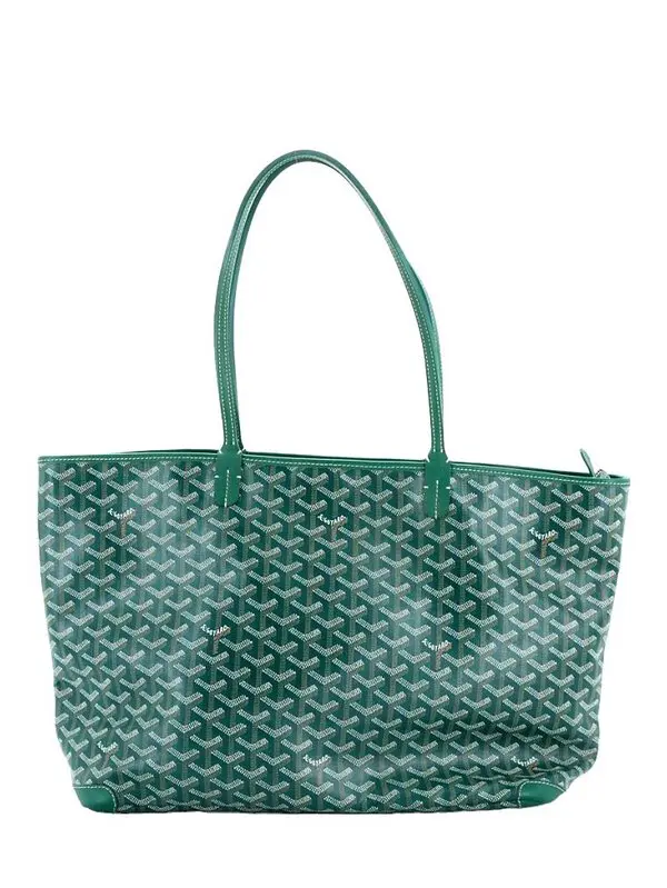 Goyard Mm Artois Tote Coated Canvas - Green