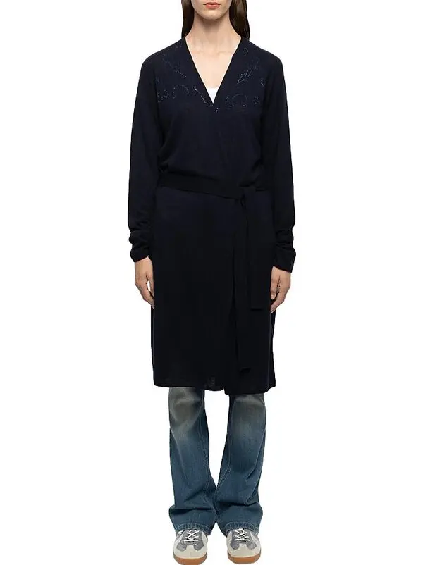 Zadig&Voltaire Daffyz Multistress Cashmere Sweater - Encre
