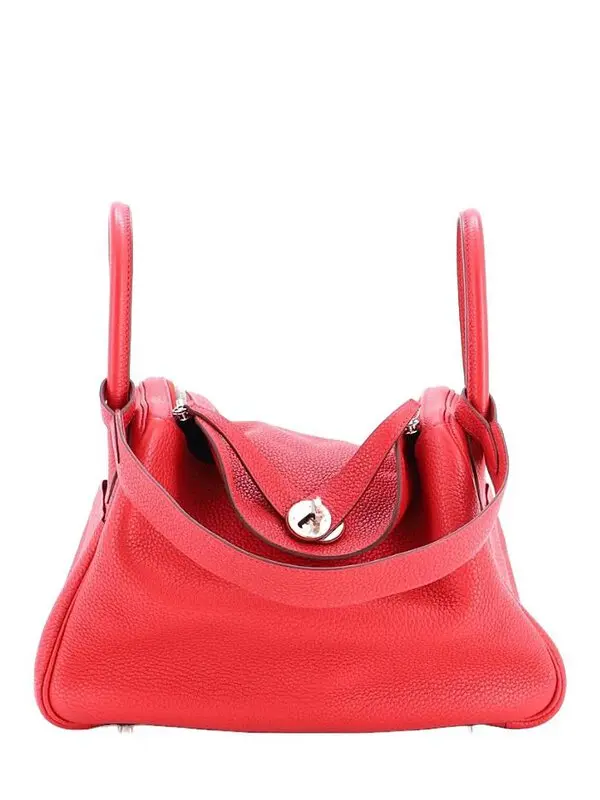 Hermès 30 Lindy Bag Clemence - Red