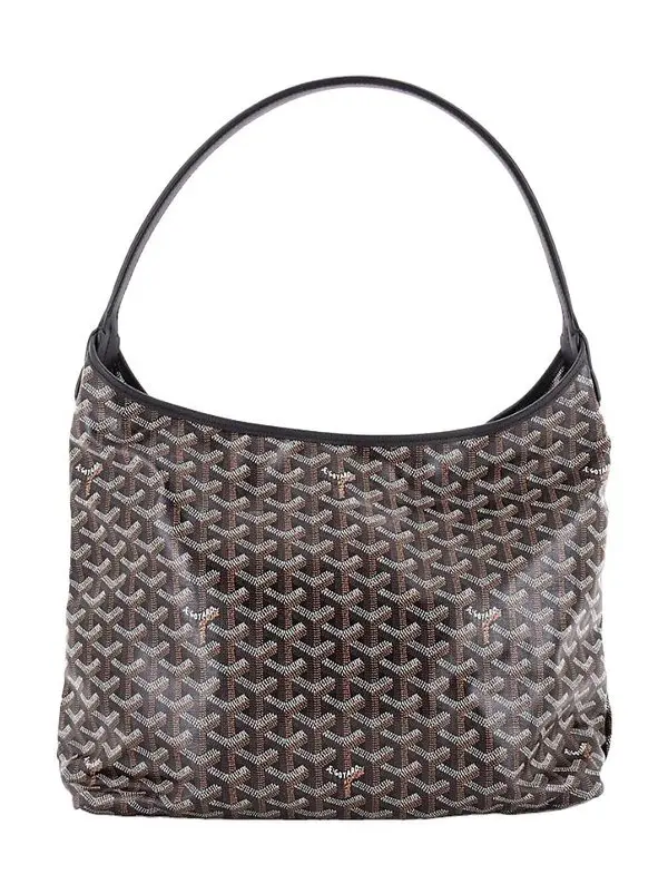 Goyard Boheme Hobo Coated Canvas - Black