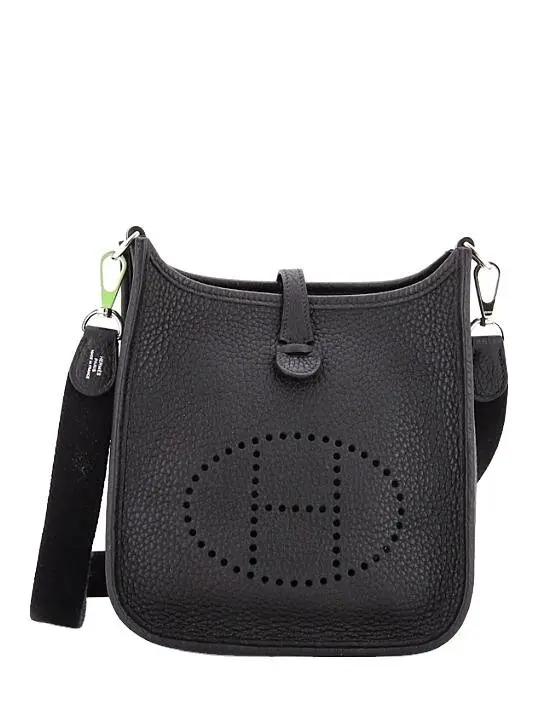 Hermès Tpm Evelyne Bag Gen Iii Clemence - Black