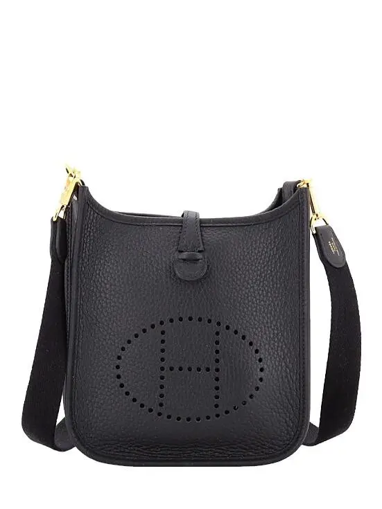Hermès Tpm Evelyne Bag Gen Iii Clemence - Black
