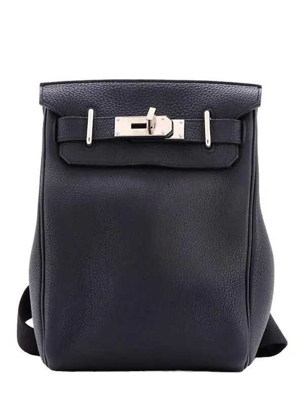 Hermès Pm Hac A Dos Backpack Togo - Black