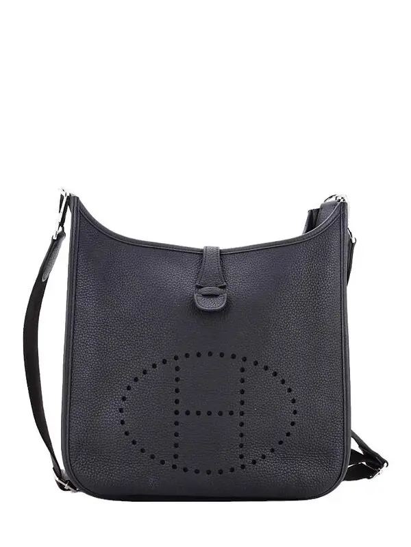 Hermès Pm Evelyne Bag Gen Iii Clemence - Black