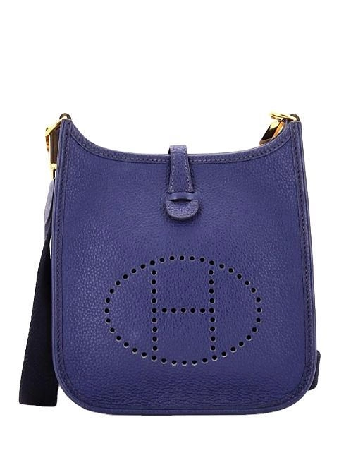 Hermès Tpm Evelyne Bag Gen Iii Maurice - Blue