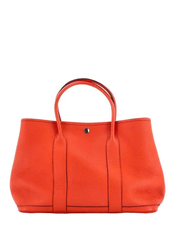 Hermès 36 Garden Party Tote Leather - Red