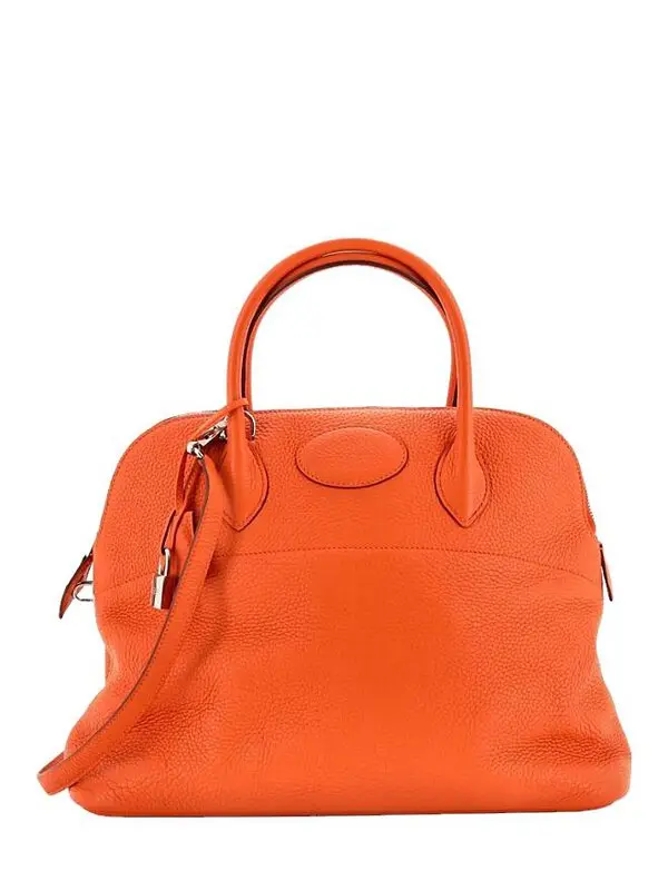 Hermès 35 Bolide Bag Clemence - Orange
