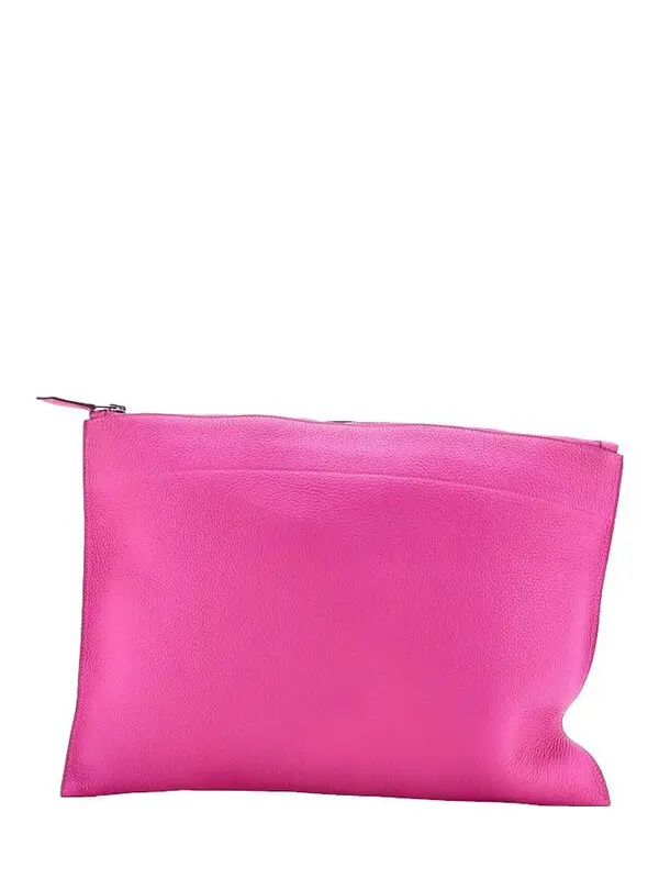 Hermès Large Bazar Pouch Togo - Pink