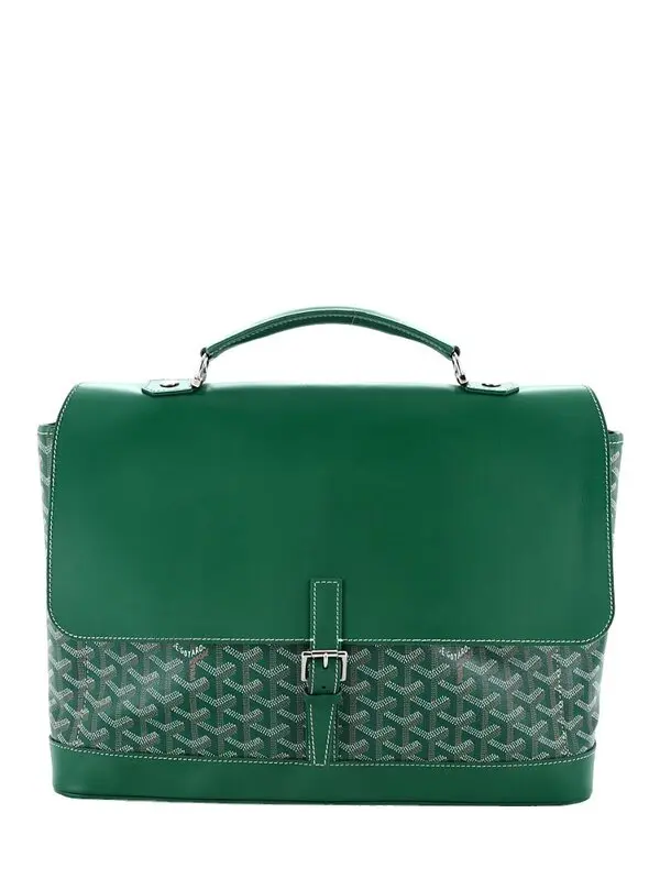 Goyard Citadin Messenger Briefcase Coated Canvas - Green