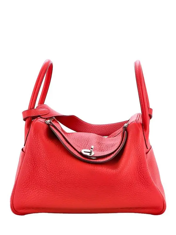 Hermès 30 Lindy Bag Clemence - Red