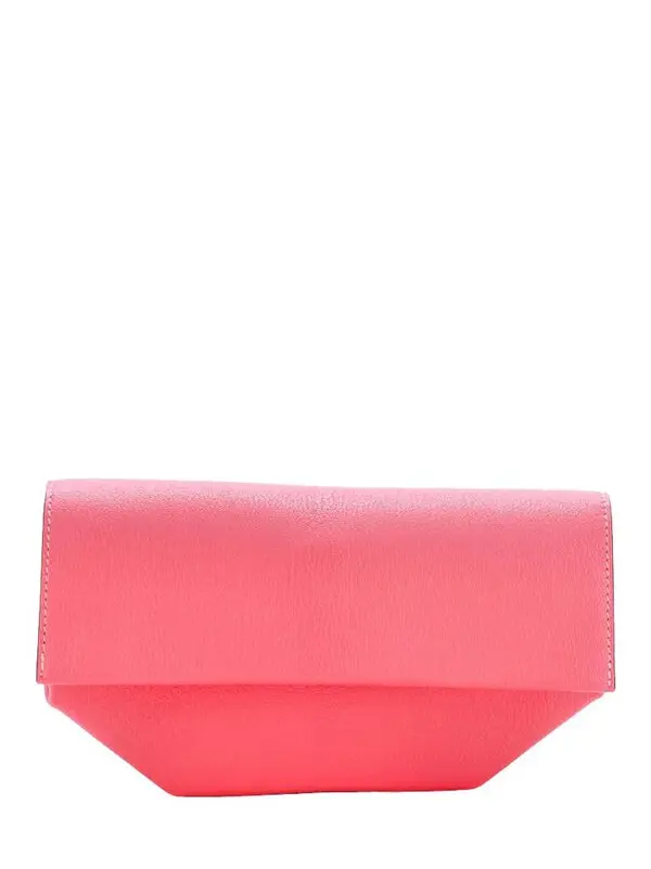 Hermès Opli Clutch Leather - Pink