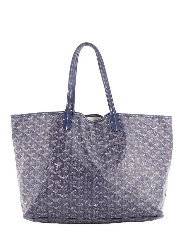 Goyard Pm Saint Louis Tote Coated Canvas - Blue