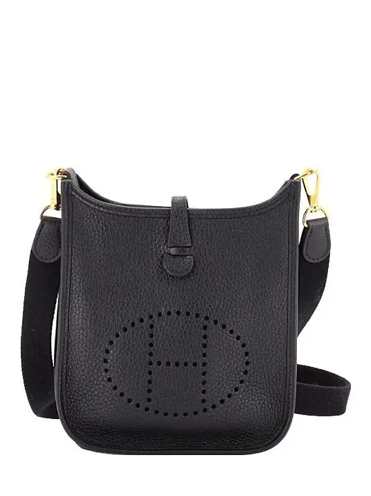Hermès Tpm Evelyne Bag Gen Iii Clemence - Black