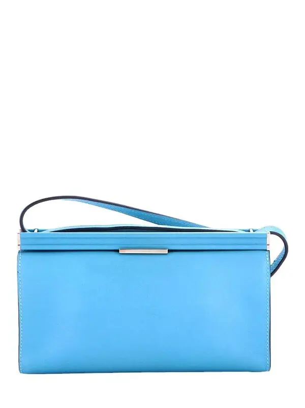 Hermès 21 Clic-h Shoulder Bag Evercolor - Blue