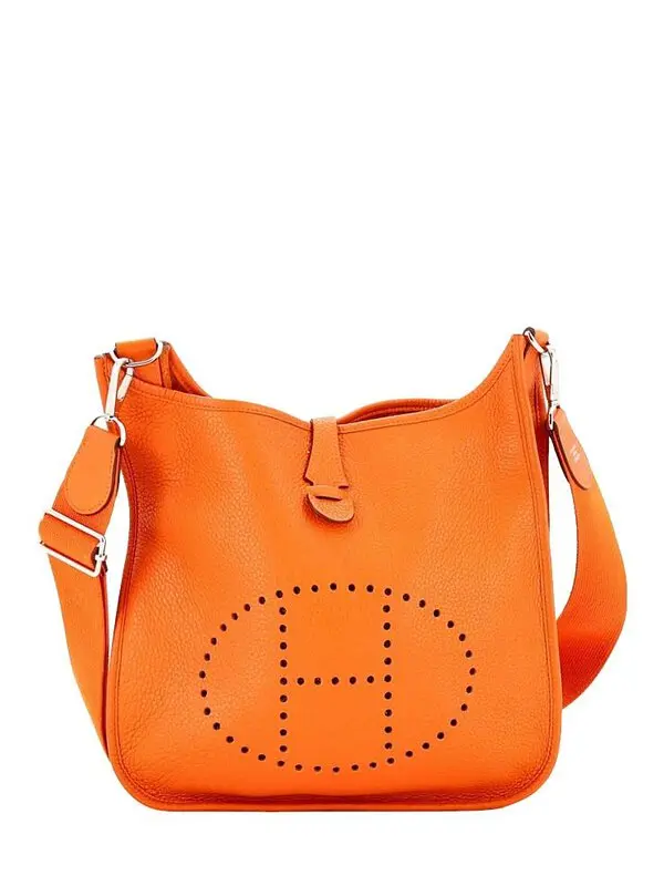 Hermès Pm Evelyne Bag Gen Iii Clemence - Orange