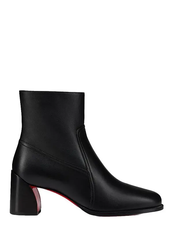 CHRISTIAN LOUBOUTIN Ira Zipped Booties - Black