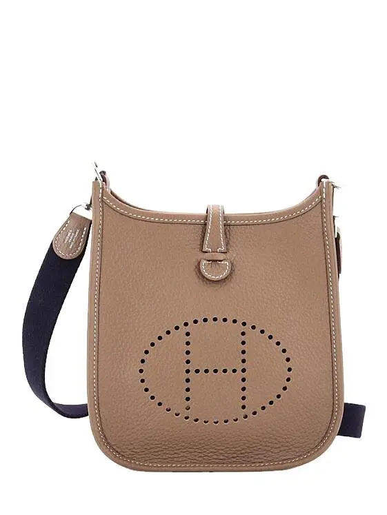 Hermès Tpm Evelyne Bag Gen Iii Clemence - Gray