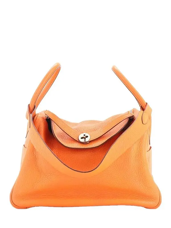 Hermès 34 Lindy Bag Clemence - Orange