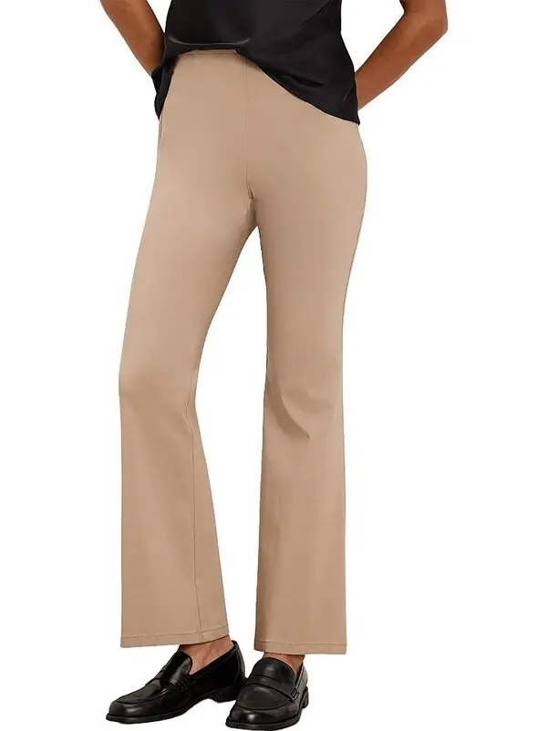 NIC+ZOE Berkeley Wonderstretch Bootcut Pants - Malt