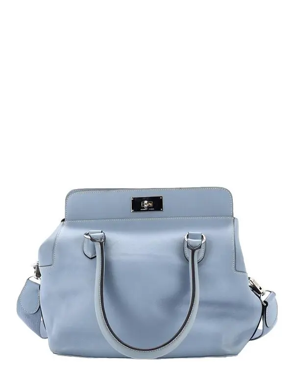 Hermès 26 Toolbox Bag Evercolor - Blue