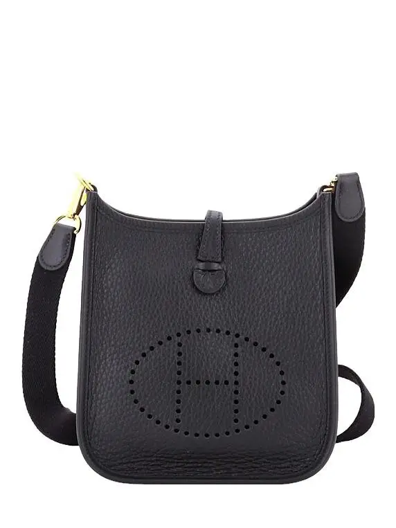 Hermès Tpm Evelyne Bag Gen Iii Clemence - Black