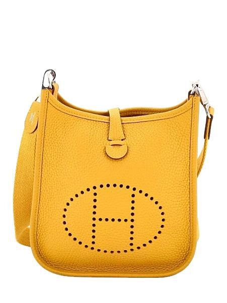 Hermès Tpm Evelyne Bag Gen Iii Clemence - Yellow
