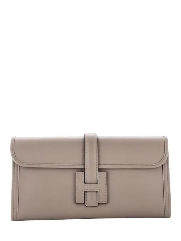 Hermès 29 Jige Elan Clutch Swift - Gray