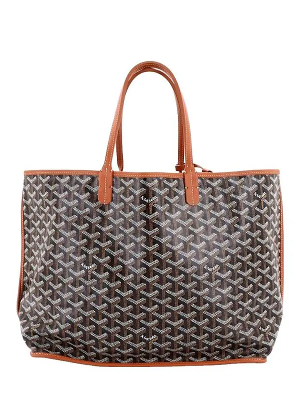 Goyard Pm Anjou Reversible Tote Coated Canvas - Brown