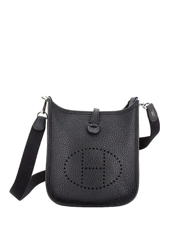 Hermès Tpm Evelyne Bag Gen Iii Clemence - Black