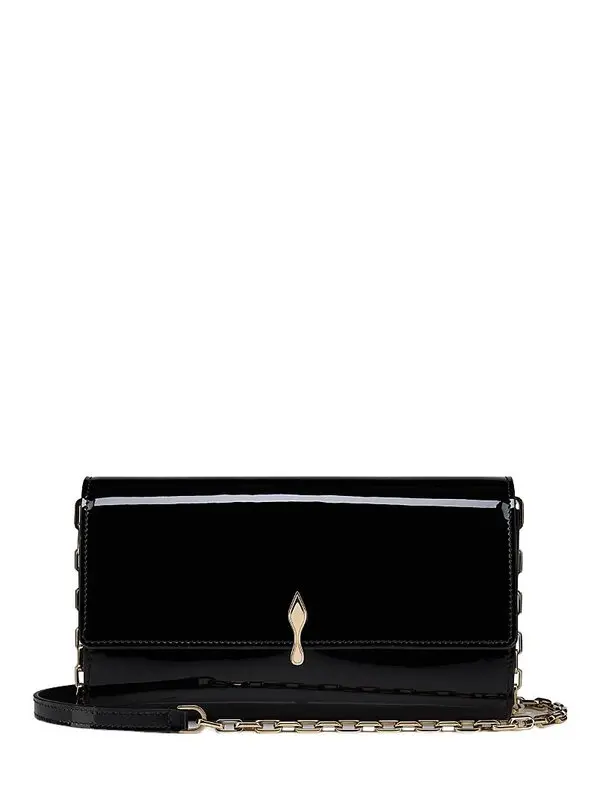 CHRISTIAN LOUBOUTIN Bettina Chain Wallet - Black
