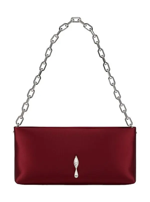 CHRISTIAN LOUBOUTIN Maykimay Clutch With Metal Chain - Empire