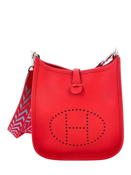 Hermès Tpm Evelyne Bag Gen Iii Clemence - Red