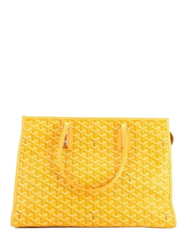 Goyard Marquises Bag Coated Canvas - Yellow