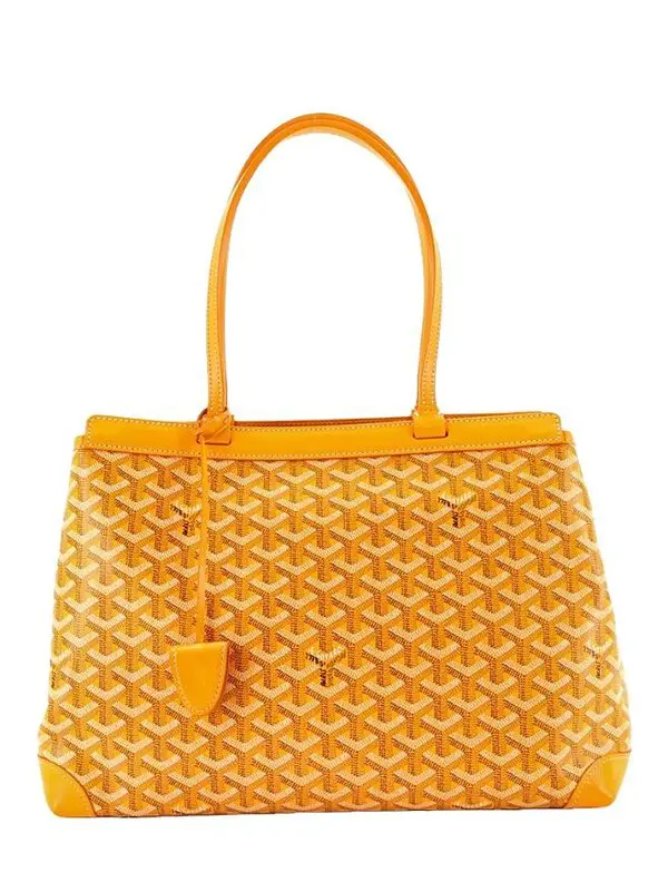 Goyard Pm Bellechasse Bag Coated Canvas - Yellow