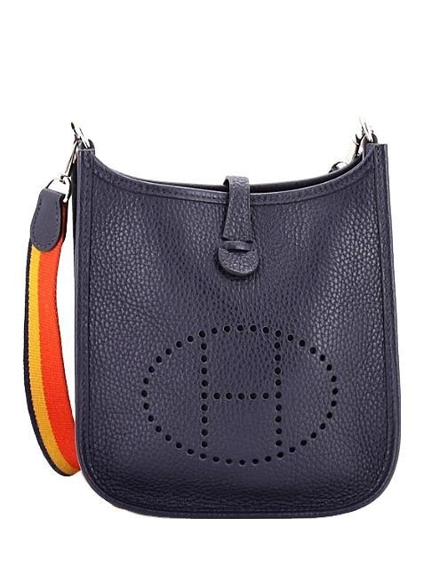 Hermès Tpm Evelyne Bag Gen Iii Clemence - Blue