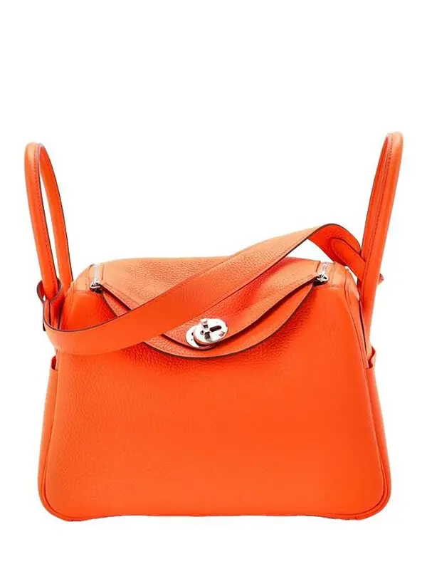Hermès 26 Lindy Bag Clemence - Orange