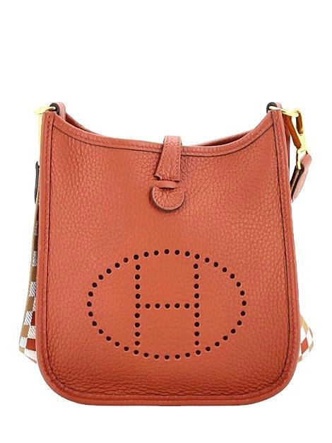 Hermès Tpm Evelyne Bag Gen Iii Clemence - Brown