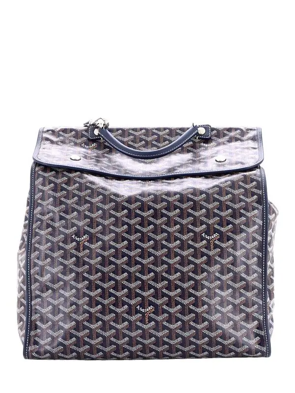 Goyard Saint Leger Briefcase Backpack Coated Canvas - Blue