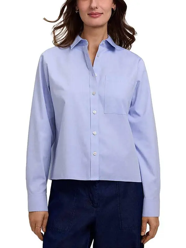 Foxcroft Jodie Shirt - Blue Wavee