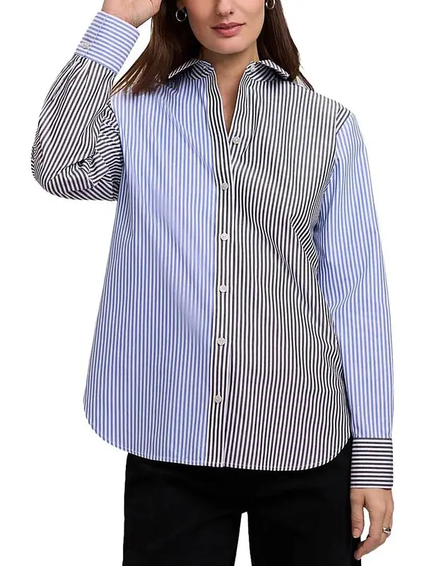 Foxcroft Meghan Colorblocked Shirt - Multi