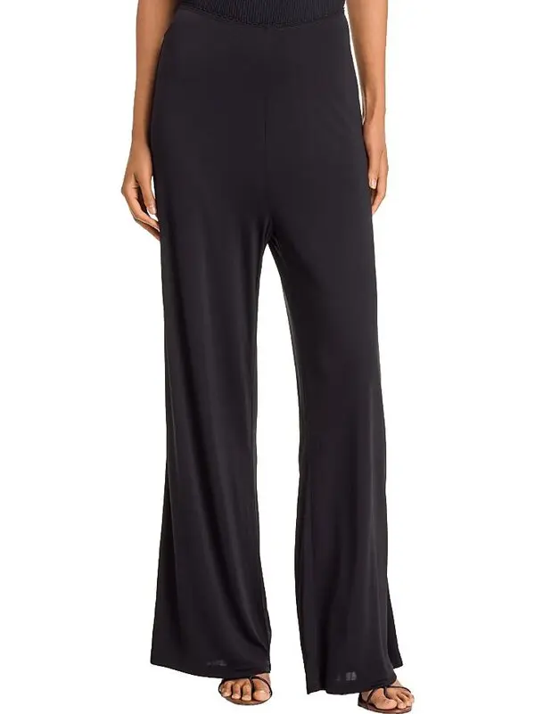 Paris Georgia Slinky Wide Leg Pants - Black