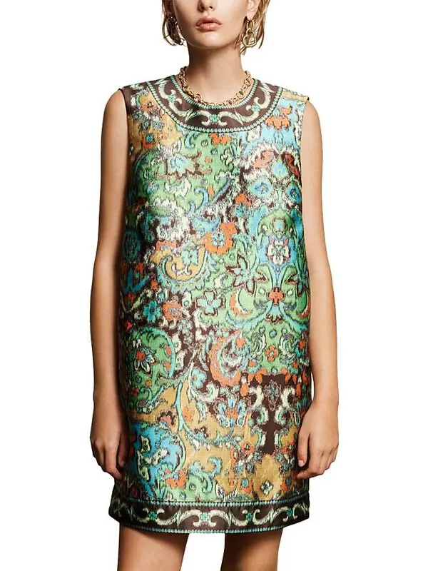 ALEMAIS Charlotte Mini Shift Dress - Multi