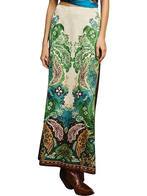 ALEMAIS Florence Printed Maxi Skirt - Multi