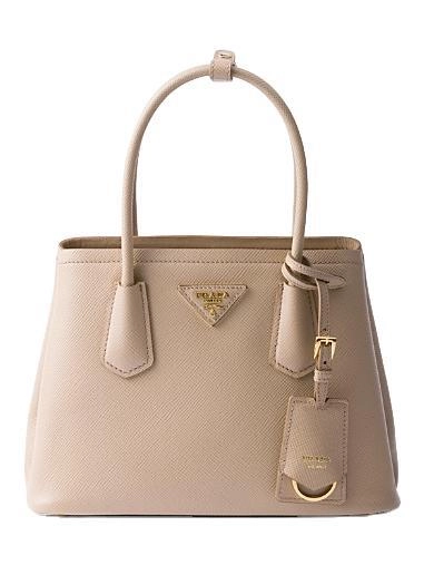 Prada Double Saffiano Leather Bag - Powder