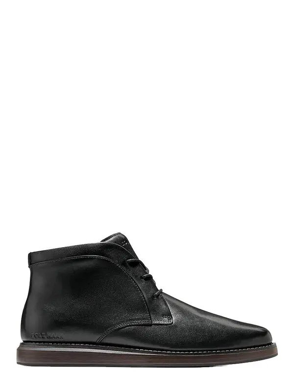 Cole Haan Grand Neoclassic Flexcraft Leather Chukka Boots - Black Dark