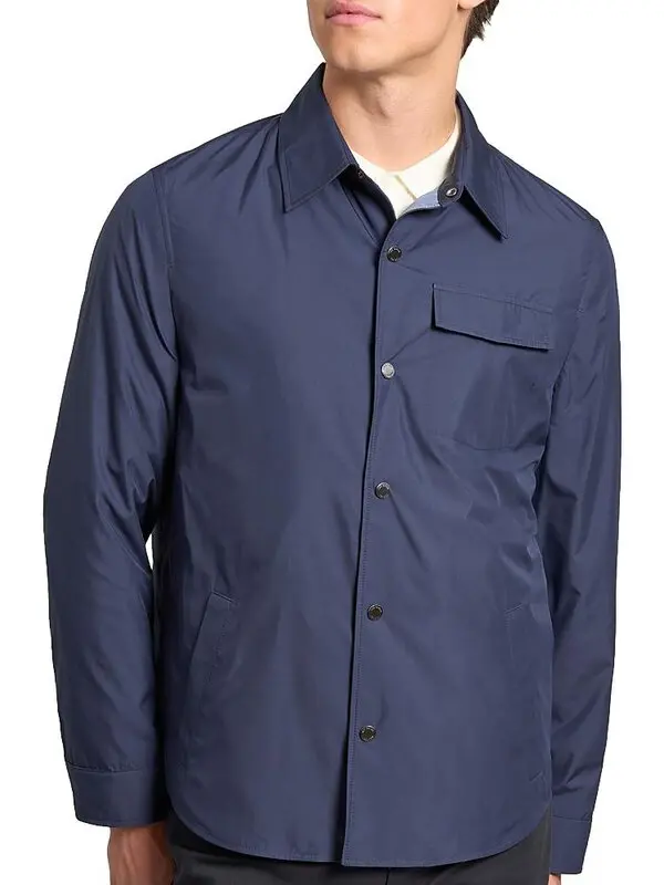 Ted Baker London Walden Pocket Coach Jacket - Denim Solid