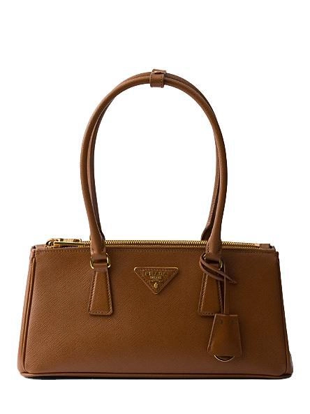 Prada Galleria Medium Saffiano Leather Bag - Brown