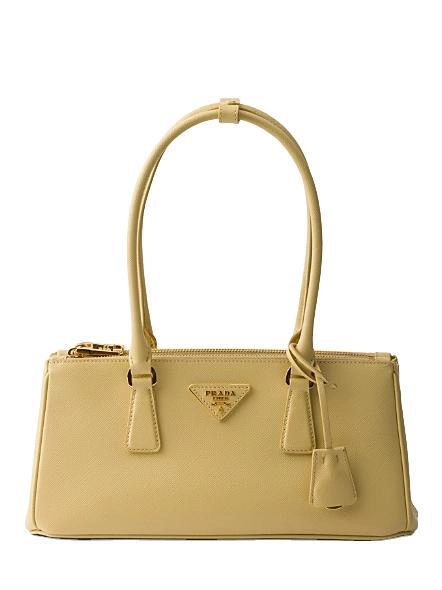 Prada Galleria Medium Saffiano Leather Bag - Yellow