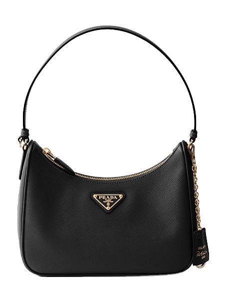 Prada Re-edition 2005 Saffiano Leather Mini-bag - Black